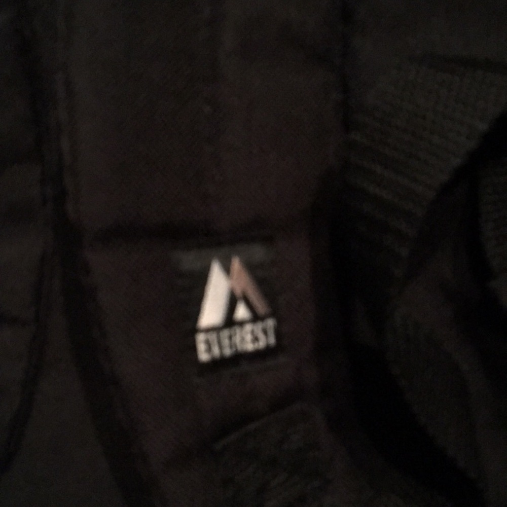 Black Everest Backpack Two Zipper Pockets Padded Quil… - Gem